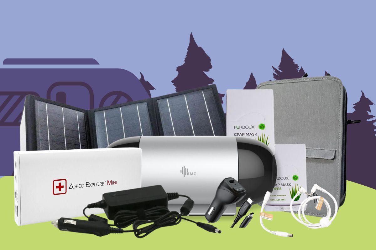 BMC M1 Mini Deluxe Caravan CPAP Bundle – Travel CPAP Solutions